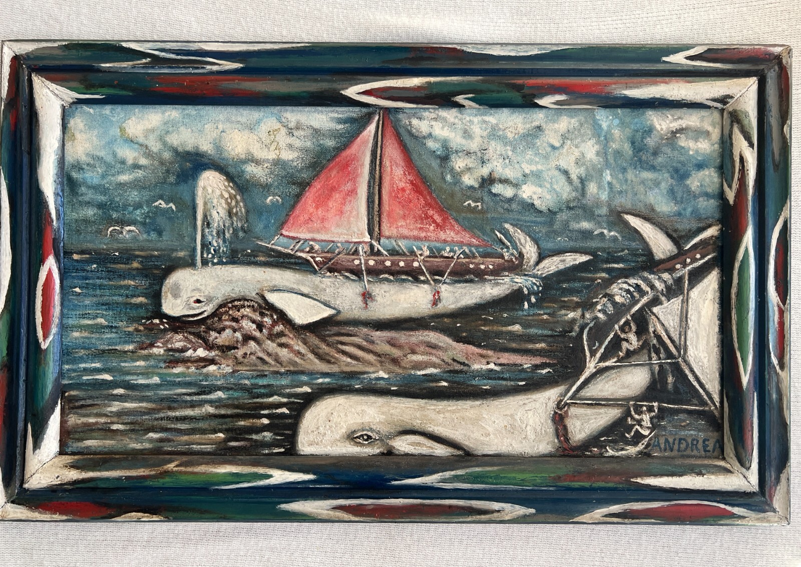 Original Andrea Badami Painting, Listed Artist, Rare | eBay