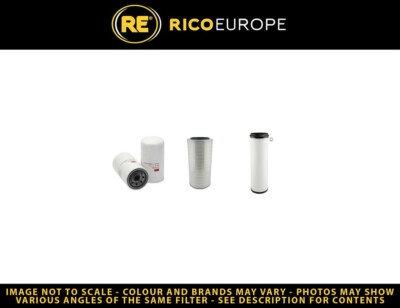 Filter Kit Fits VOGELE VISION 5203-2 Air Oil Fuel w/QSB6.7C240 Eng ...