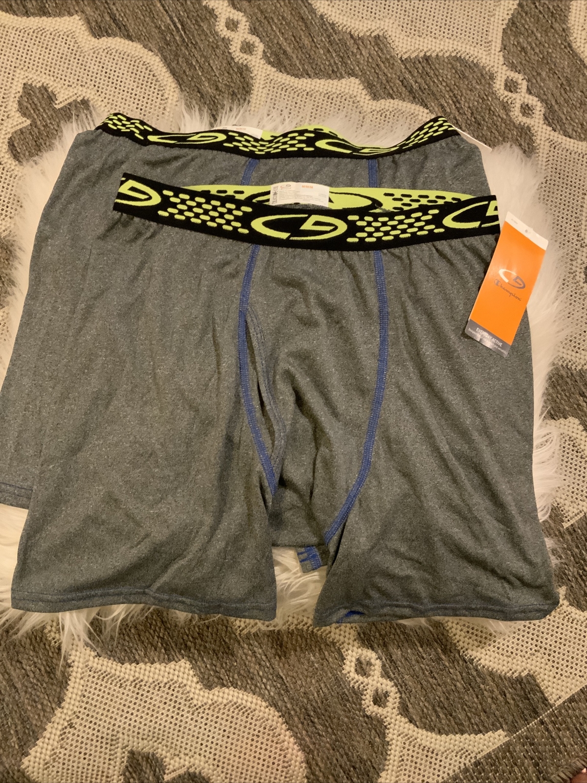 Champion Mens C9 Poly Boxer Briefs Size Medium Color Charcoal for sale ...