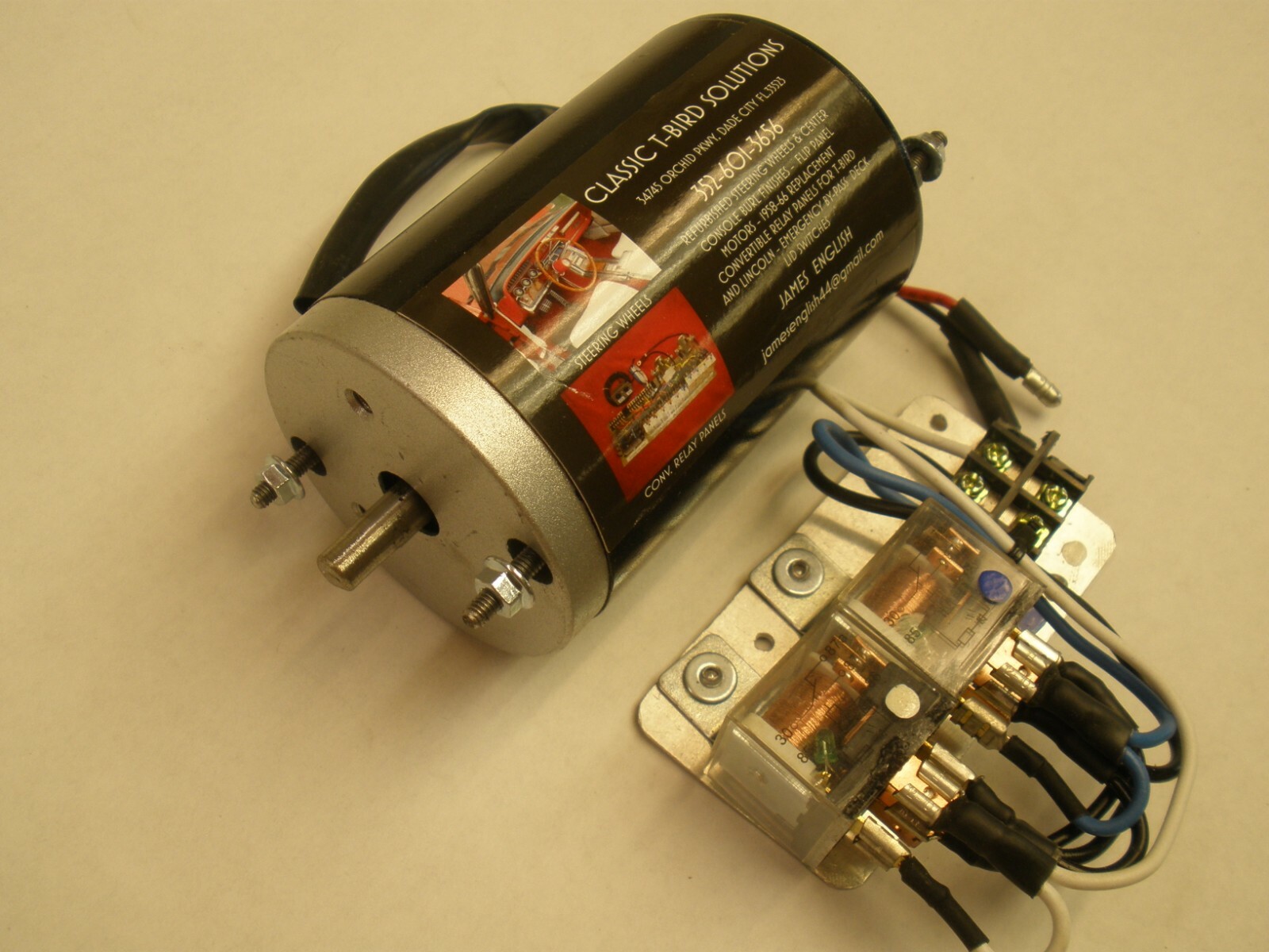 1961-66 Ford, Thunderbird power seat motor-Ford Thunderbird power seat ...