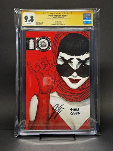DEPARTMENT OF TRUTH #1 CGC SS 9.8 signed by James Tynion & Martin ...