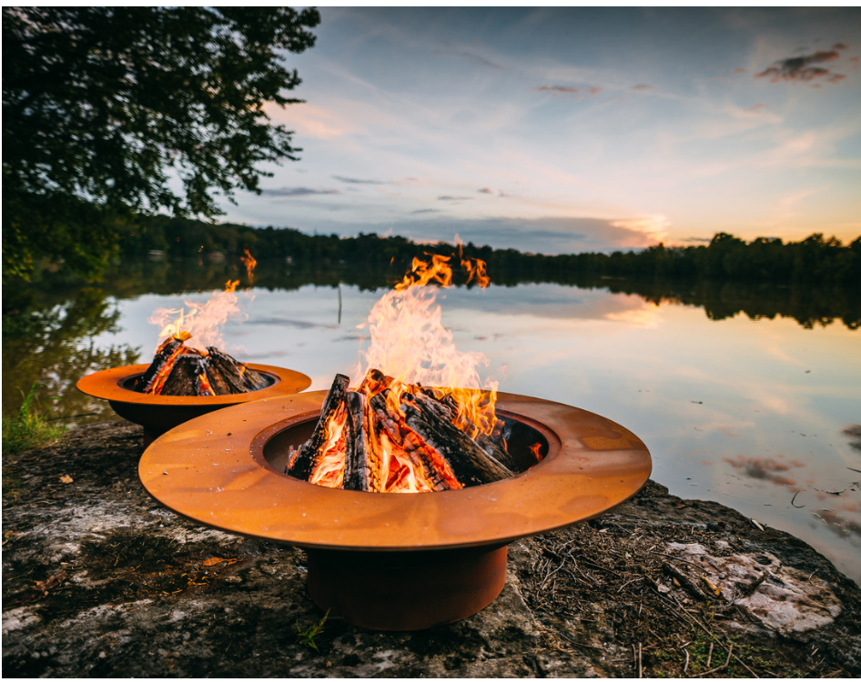 Fire Pit Art- Magnum Steel Fire Pit, NG Electronic Ignition, Silverado ...