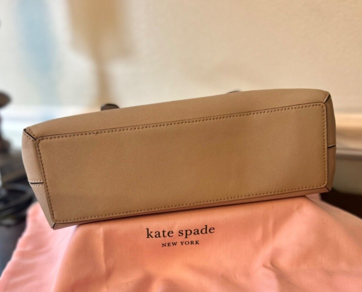 KATE SPADE Cove Street Province Satchel In Taupe/Gray Saffiano Leather ...
