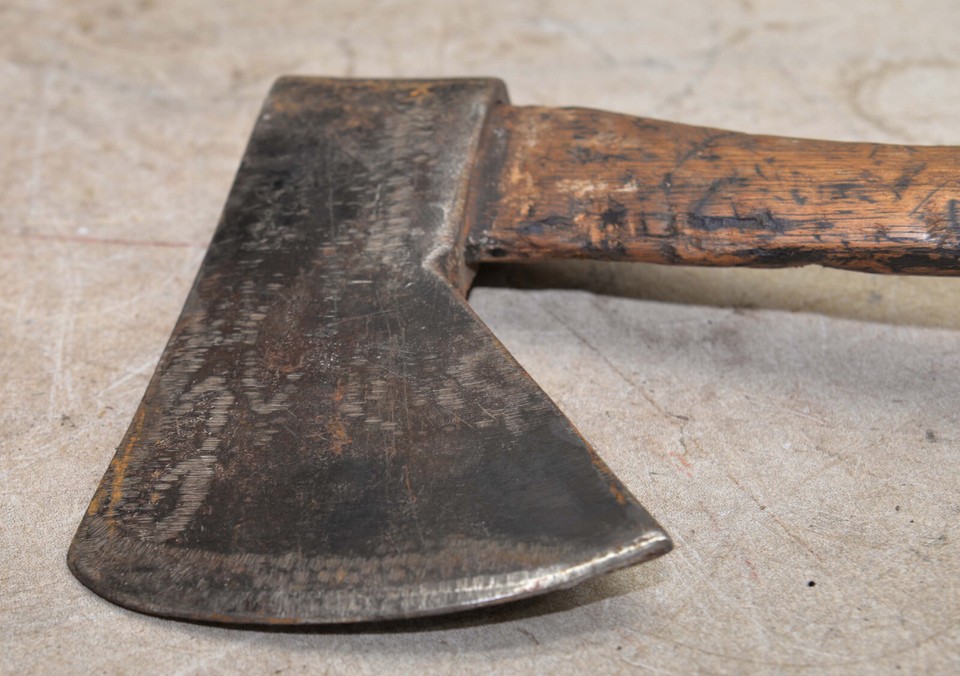 Huge 6 lb head european felling axe fir trade logging collectible ax ...