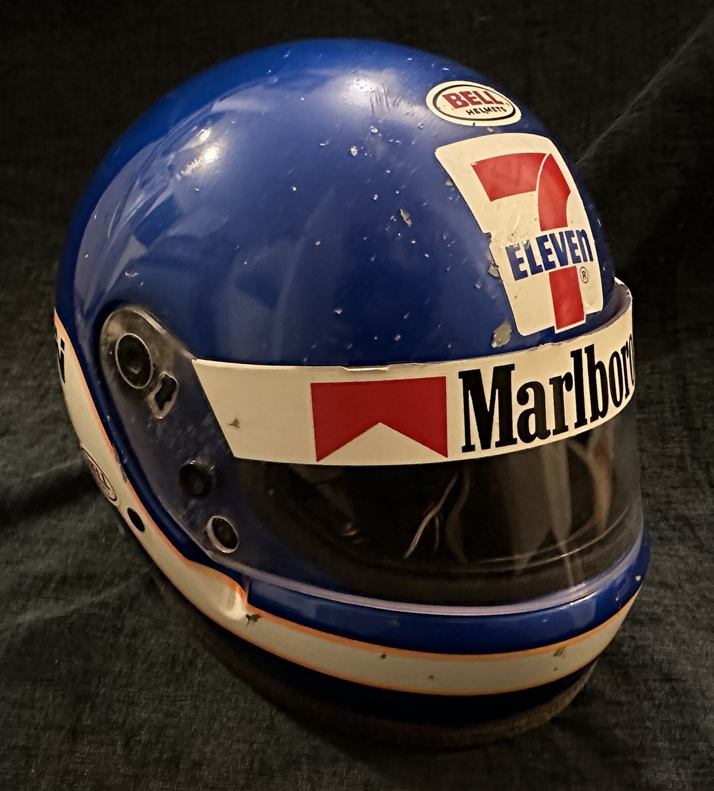 Original 1986 1987 Bell Helmet Kevin Cogan F1 Indy CART Racing ...