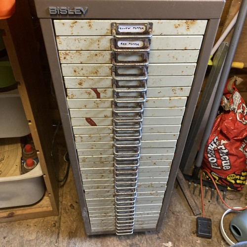Bisley 30-Drawer Filing Cabinet for Home, Office, Garage, Crafting ...