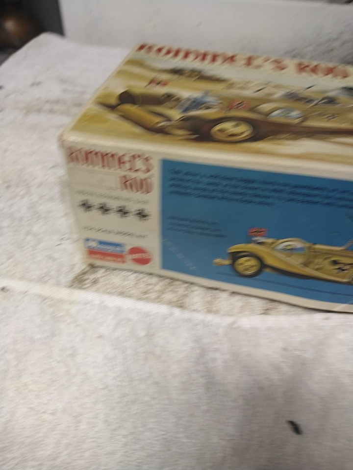 Monogram Rommel's Rod Tom Daniels Plastic Model Kit Box ONLY Mattel | eBay