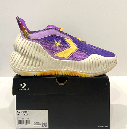 Converse All Star BB Prototype Yellow/Purple/White A03695C US M 9 W 10. ...