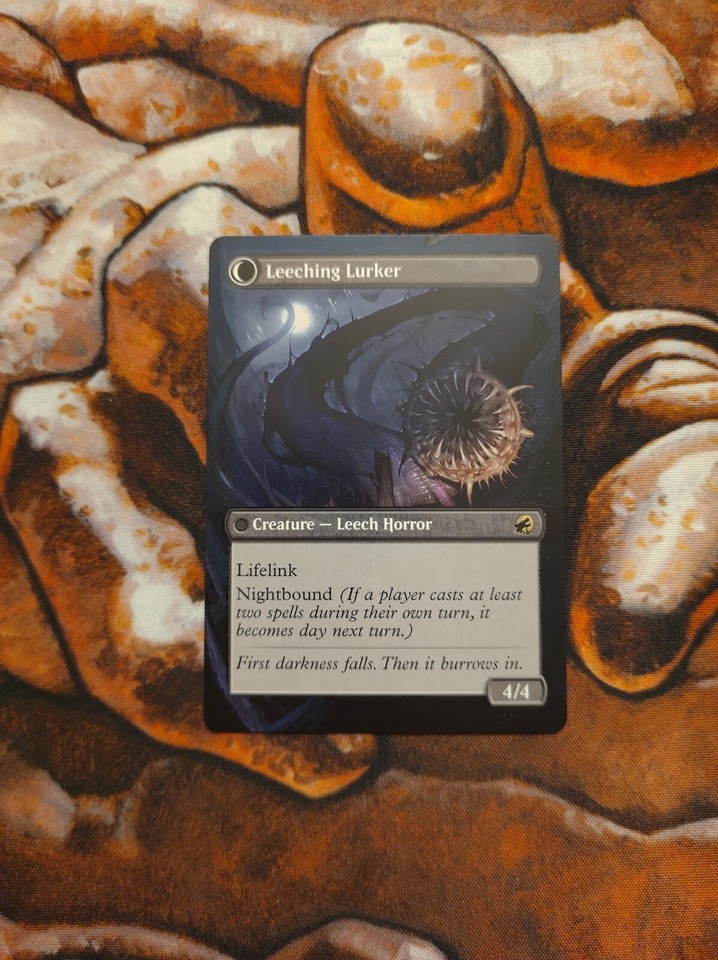 Magic the Gathering Curse of Leeches Hand Painted Unique Custom MTG ...