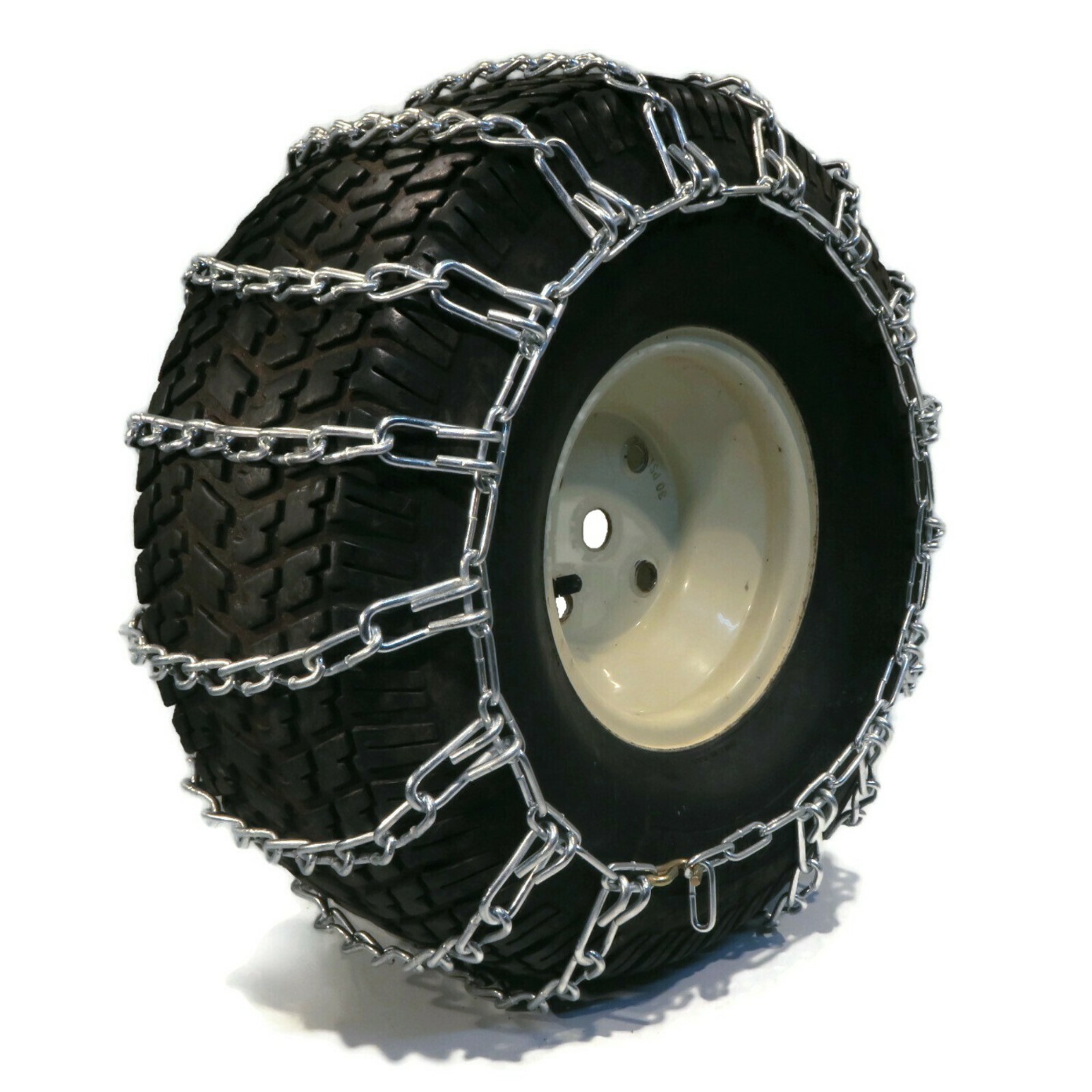 Pair of 2 Link Tire Chains 16x6.5x8 for Cub Cadet Lawnmower, Snowblower ...