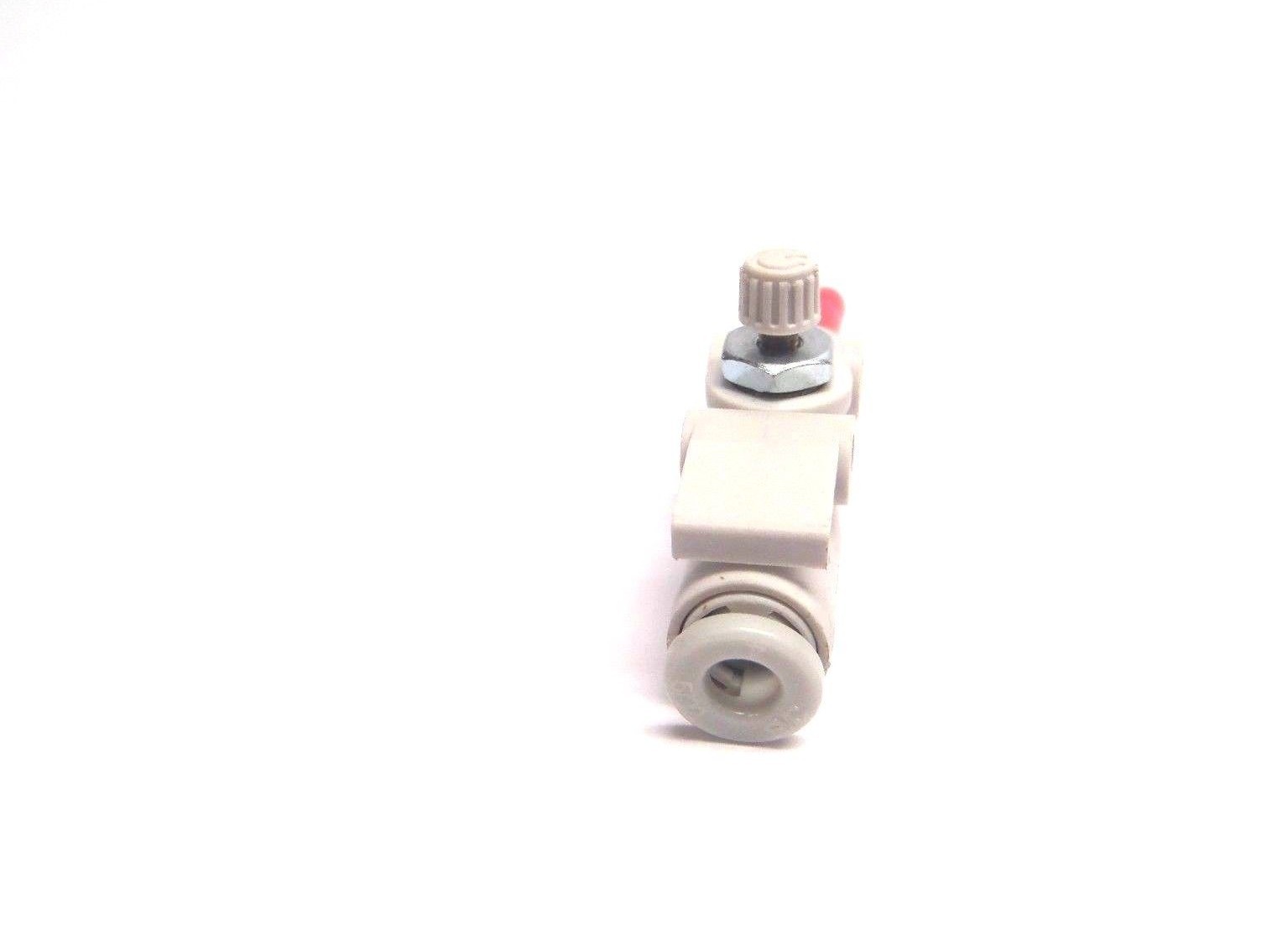 10 Pack SMC AS1002F-01 Speed Control Inline 1/8 Flow Control Valves w ...