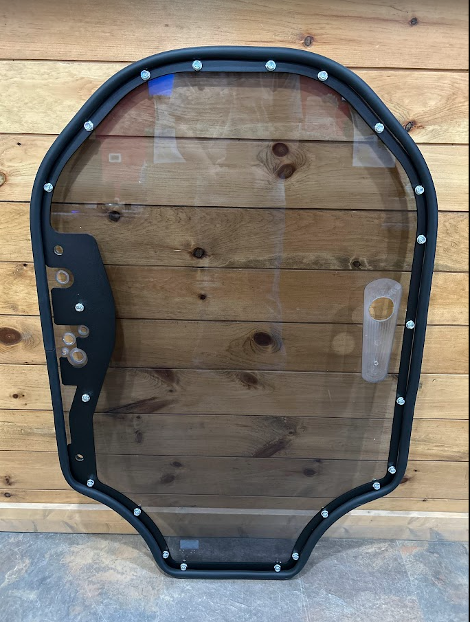 1/2" Tinted Caterpillar D Skid Steer Door Polycarbonate Lexan Mulcher ...