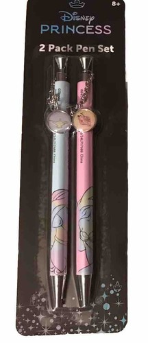 Disney Princess Jasmine and Ariel 2 Pack Pen Set with Hanging Charms | eBay