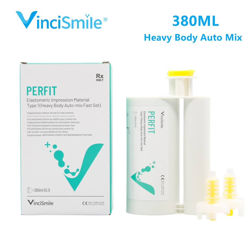 VPS Dental Impression Material Putty Heavy/Regular/Light Body-Fast ...