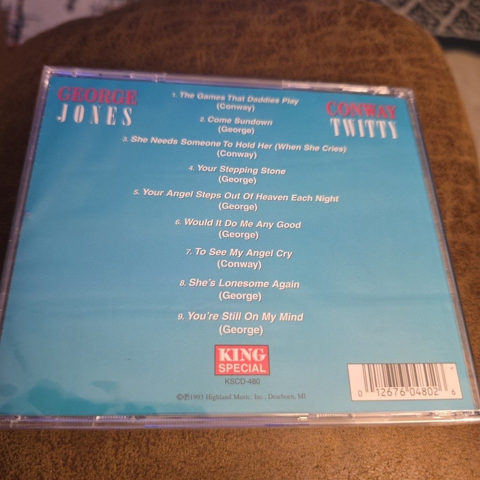 George Jones & Conway Twitty by George Jones (CD, Feb-1996, King ...