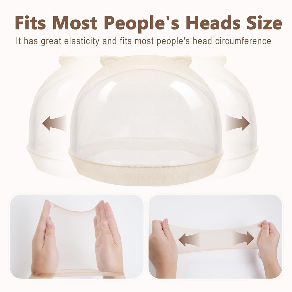TaShow 30 Pcs Wig Caps for Women Lace Front, Ultra Thin Stocking Cap ...