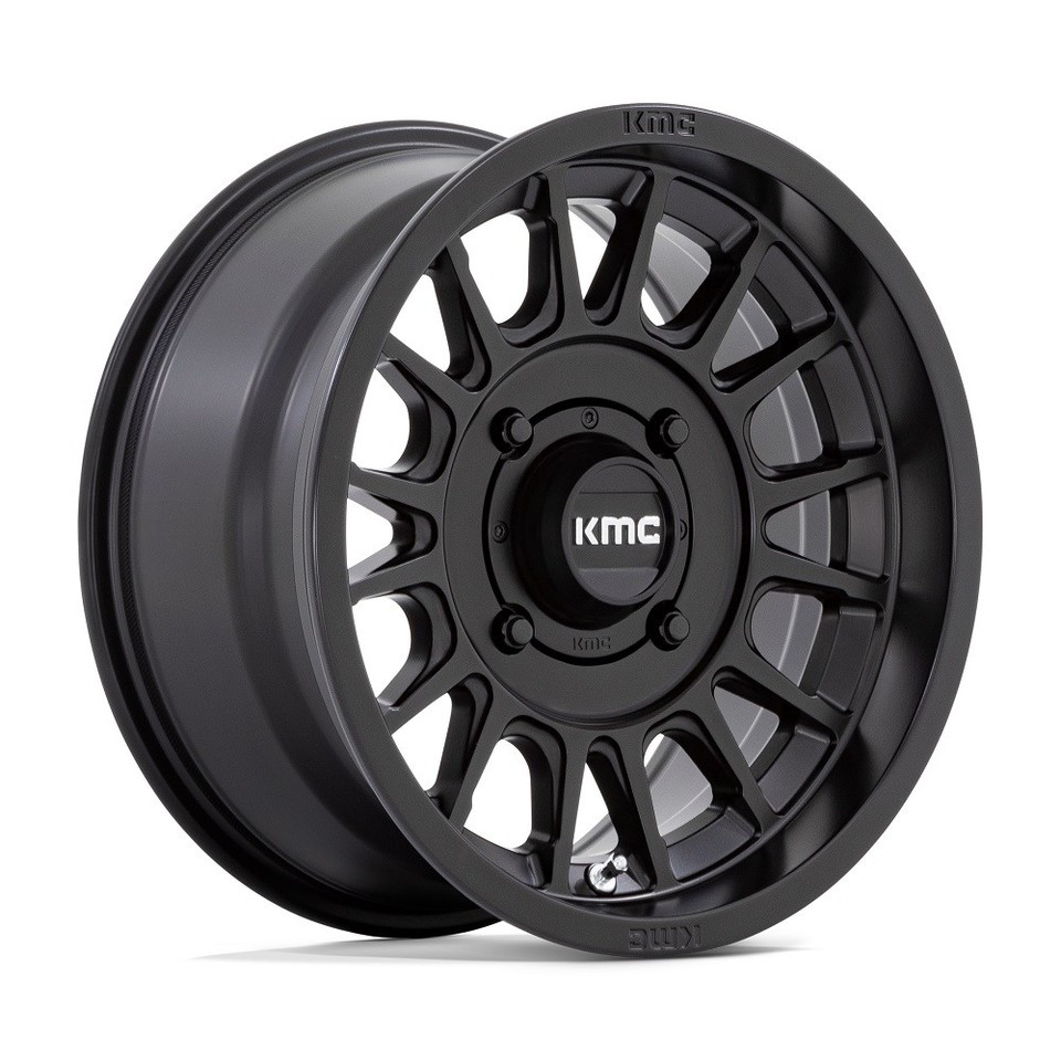 KMC Impact 15" Wheels Black 37" MotoRavageXL Tires CanAm Renegade ...