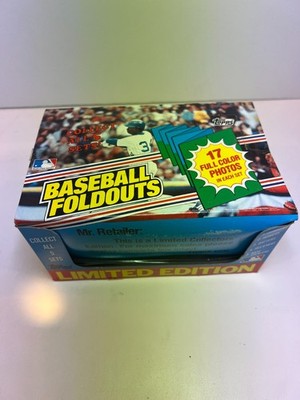 1983 Vintage Topps Baseball Foldouts Complete Hobby Wax Box (20 Sealed ...