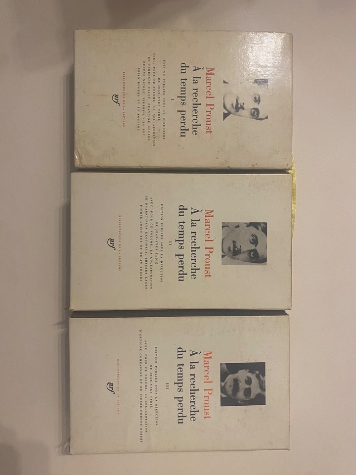 Marcel Proust — À la recherche du temps perdu — Édition de la Pléiade ...