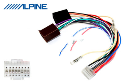 Alpine (16 Pin White) ISO Head Unit Replacement Car Stereo Wiring ...