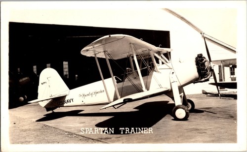 Spartan NP-1 Biplane WW2 US Navy Military Trainer Aircraft Photo Post ...