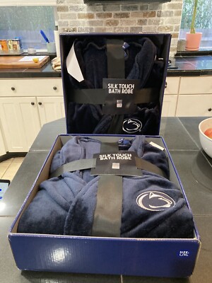 PENN STATE NITTANY LIONS PSU SILK TOUCH SILK BATH ROBE LG/XL ( IN GIFT ...
