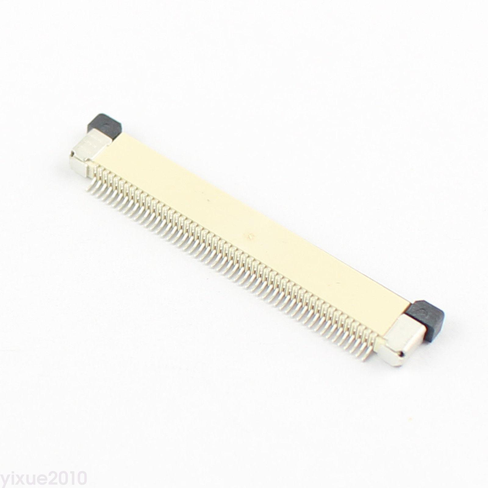 5Pcs FPC FFC 0.5mm Pitch 50 Pin Drawer Type Flat Cable Connector Top ...