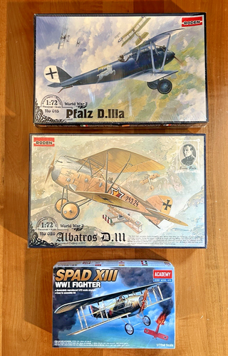 1/72 WWI Aircraft model kits 3x LOT Z NEW FREE SHIPPING | eBay