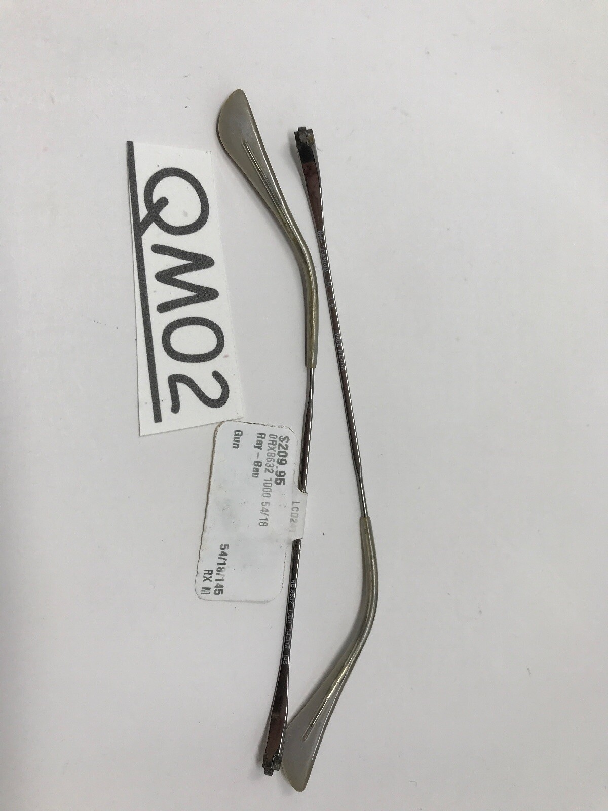 Authentic Temple Replacement PARTS RAY BAN RB8632 1000 145mm QM02 | eBay