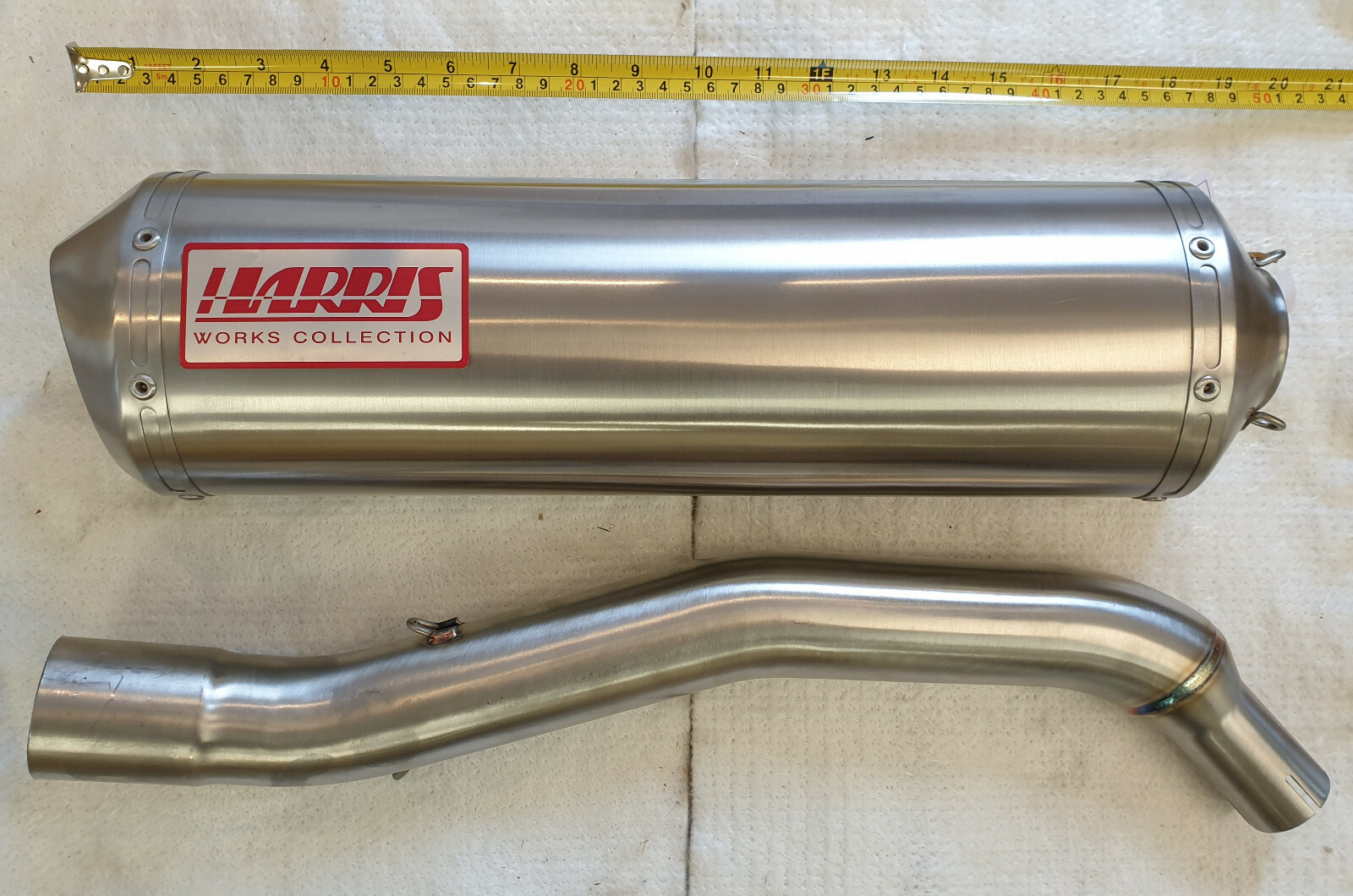 SUZUKI FREEWIND XF650 EXHAUST HARRIS WORKS SLIP ON ROAD LEGAL 1997/03 ...