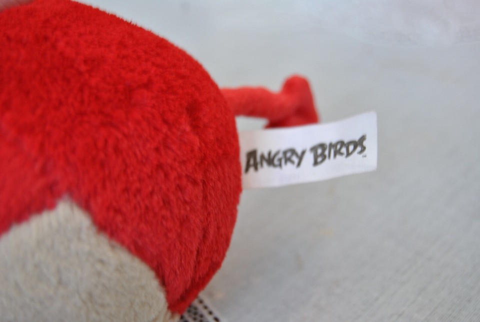 Angry Bird Terrance Bird 6" " No Sound" Red.Beige and Yellow in Color ...