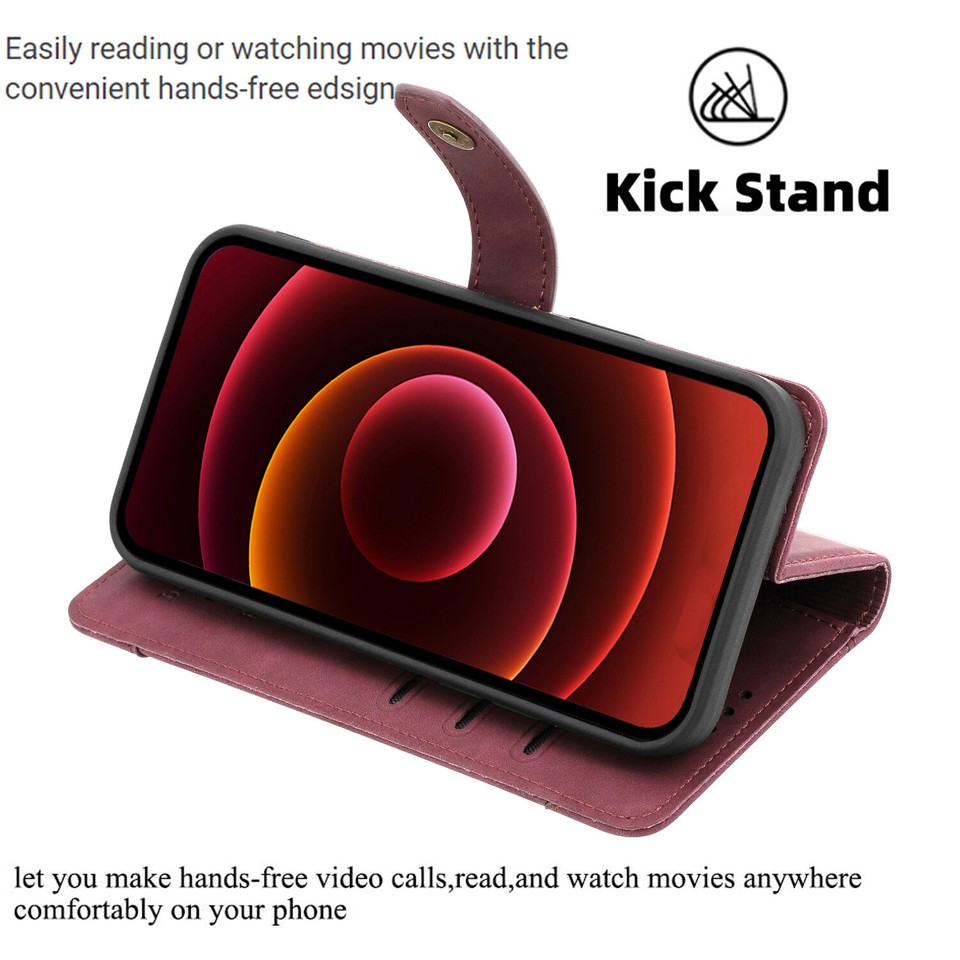 For Sharp Rouvo V Notebook Style Card Case,Leather Magnetic Flip Phone ...