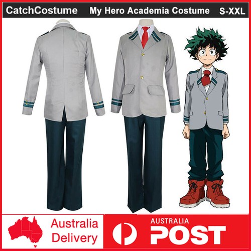My Hero Academia Midoriya Izuku Bakugou Katsuki Cosplay Costume School ...