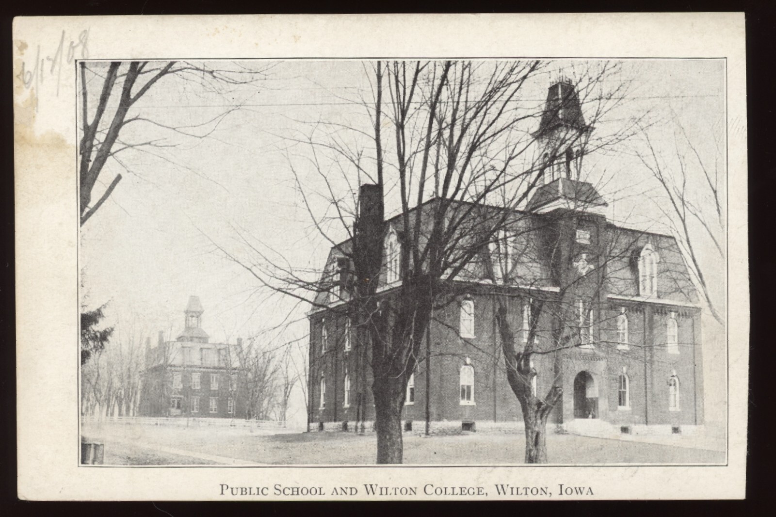 Public School And Wilton College Wilton Iowa Postcard | eBay
