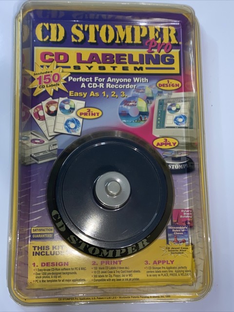 CD Stomper Pro CD Labeling System 0631625009910 631625009910 for sale ...