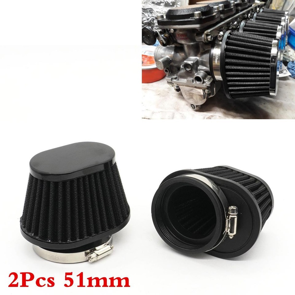 2in Cone Cold Car Racing Turbo Air Intake Crank Case Breather Air ...