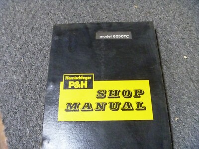 Harnischfeger P&H 6250TC Truck Crane Shop Service Repair Manual xz | eBay