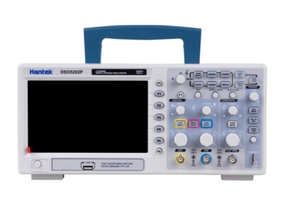Hantek DSO5202P 200MHz 2 CH 1GSa/s 7'' TFT Digital Storage Oscilloscope ...