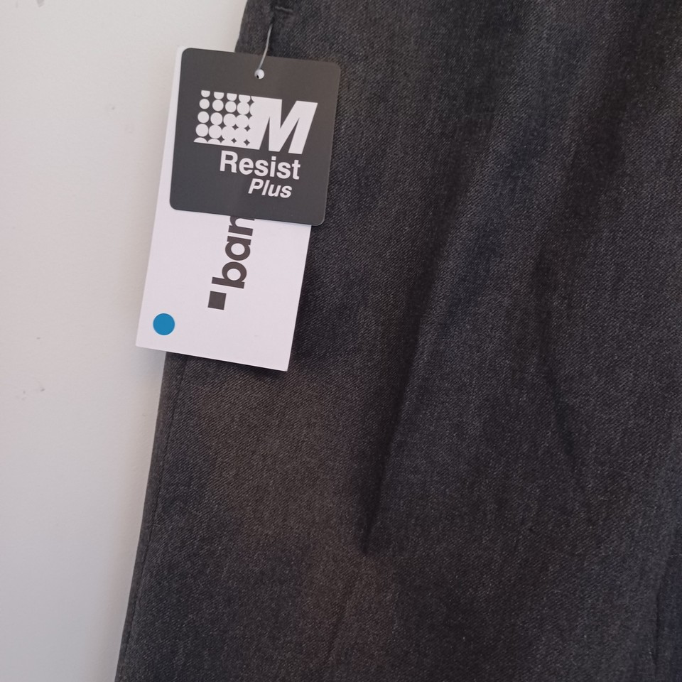 NEW BOYS GREY BANNER SCHOOL TROUSER PUTNEY JUNIOR PLEAT W 23" L 21 ...