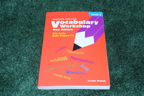 Vocabulary Workshop: Level F 821571117| eBay