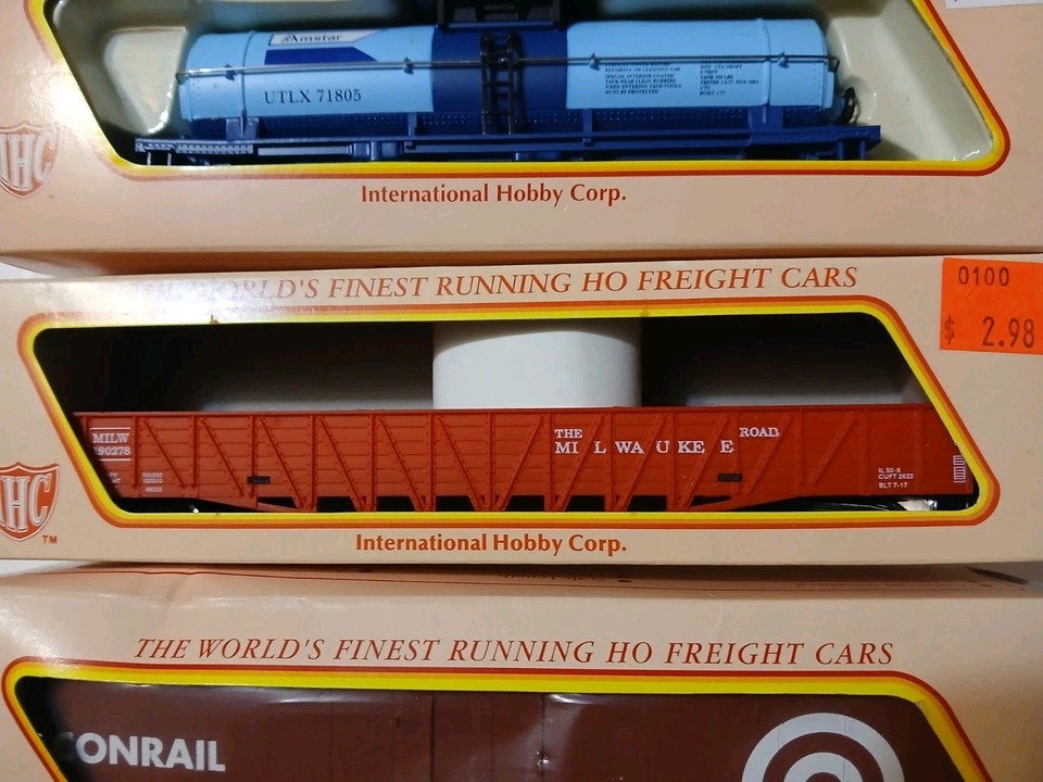 Lot of 4 IHC HO Scale Rolling Stock Model Railroad Train Cars In Box | eBay