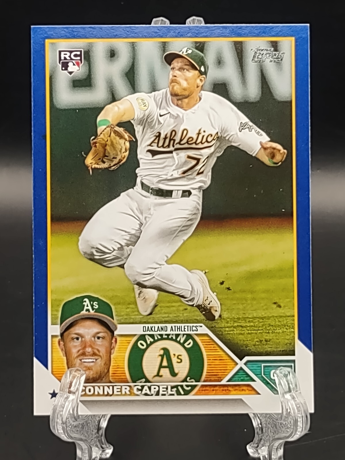 2023 Topps Series 2 Conner Capel RC Royal Blue #418 Oakland Athletics ...