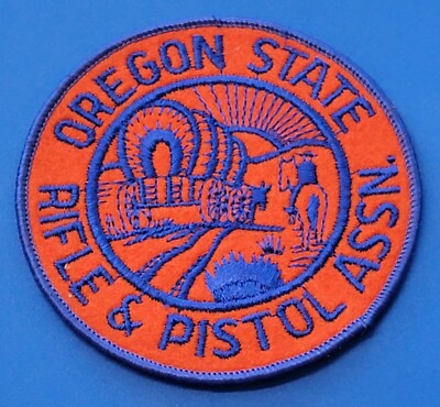 VINTAGE OREGON STATE RIFLE AND PISTOL ASSOCIATION FELT PATCH NOS | eBay