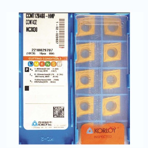 KORLOY CCMT120408-HMP NC3030 Carbide Inserts CNC TOOL # | eBay