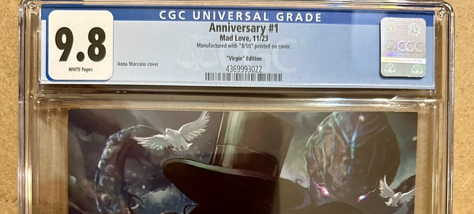 Anniversary #1 (2023) CGC 9.8 - Anna Marcano Virgin Zatanna Cosplay 8/ ...