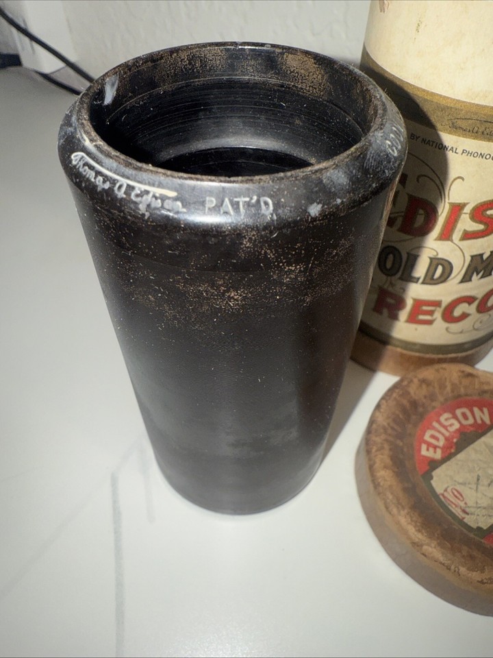 Edison Record Cylinder Coon Duet Bake Dat Chicken Pie RARE Great ...