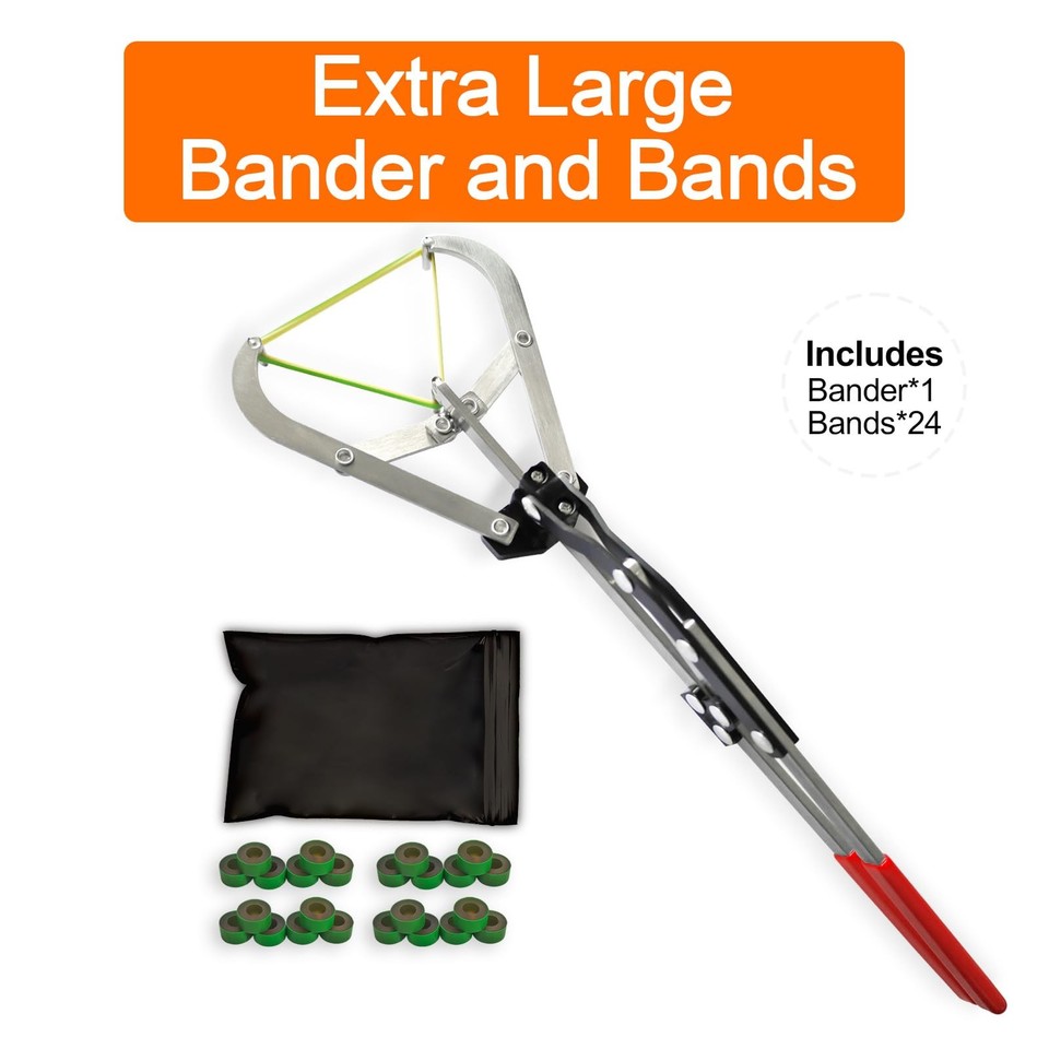 Extra Large Bander and Bands, Bull Banding Tools, for Big Livestock ...