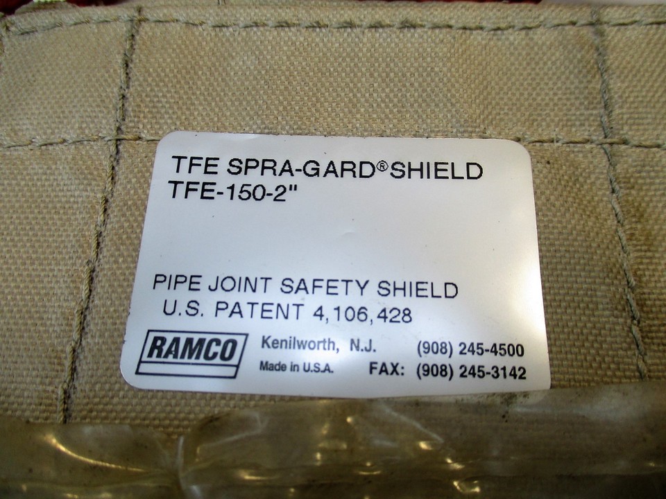 Ramco TFE-150-2" Spra-Gard Pipe Joint Safety Shield New | eBay