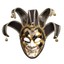Venetian Masquerade Masks Full Face Jester Joker Cosplay Wall Mask ...