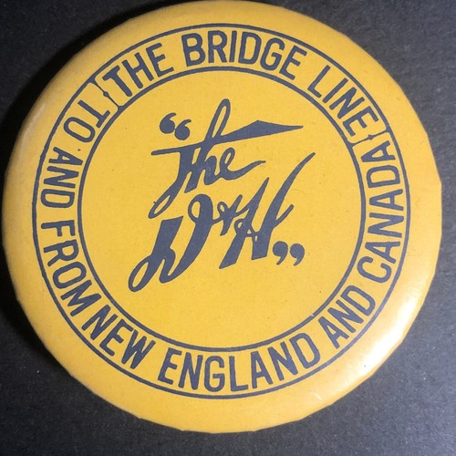 New England Canadian Bridge Line Railroad 2" Steel Pinback Button c1970 ...